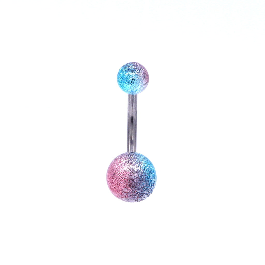 Shop Aqua & Pink Multi-Color Belly Button Rings | Glitters