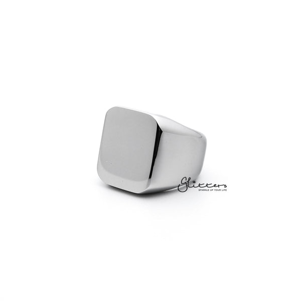 Stainless Steel Square Shape Casting Rings | Men's Rings | Glitters NZ