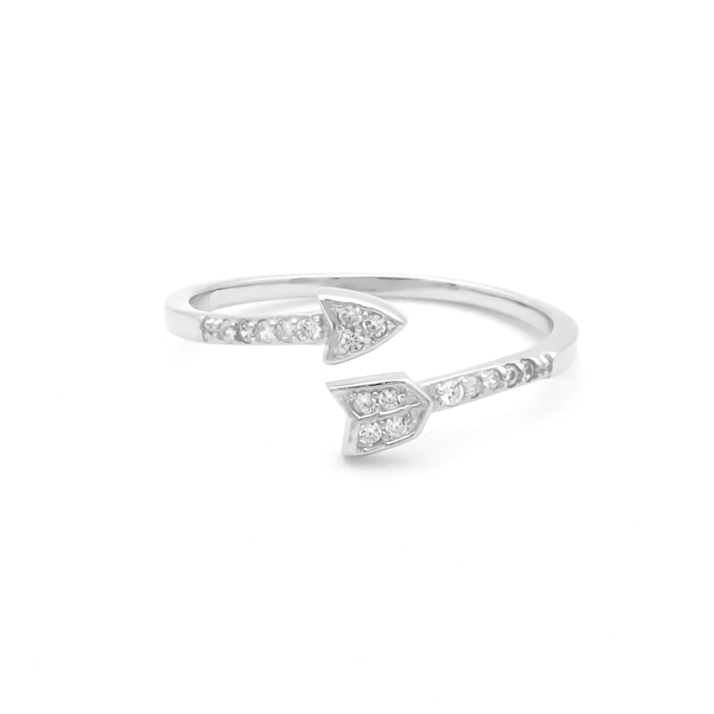 Arrow Sterling Silver Ring | Glitters